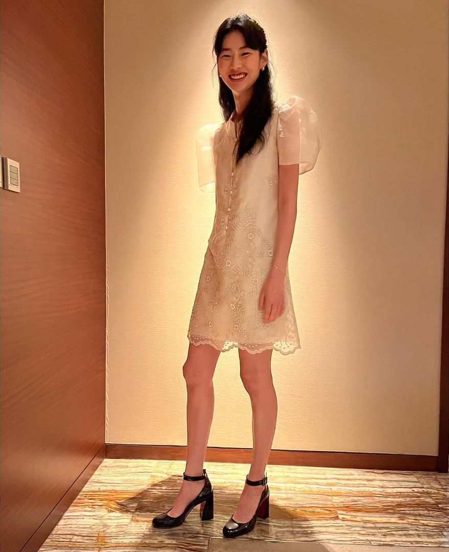 Where Did Hoyeon Jung Get Her Filipiniana Dress?