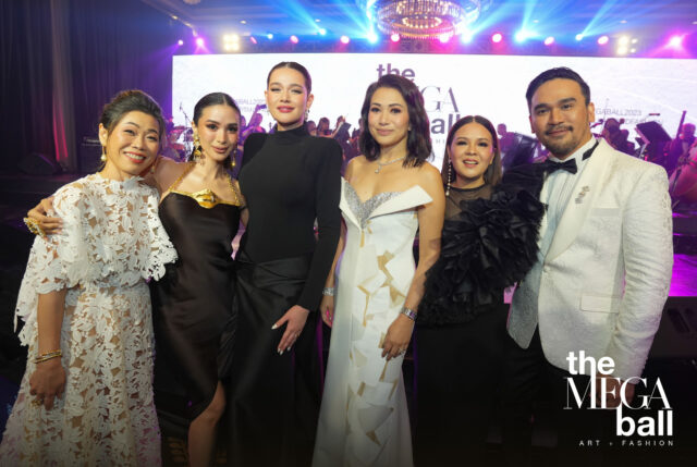 Attendees of the MEGA Ball: Art + Fashion