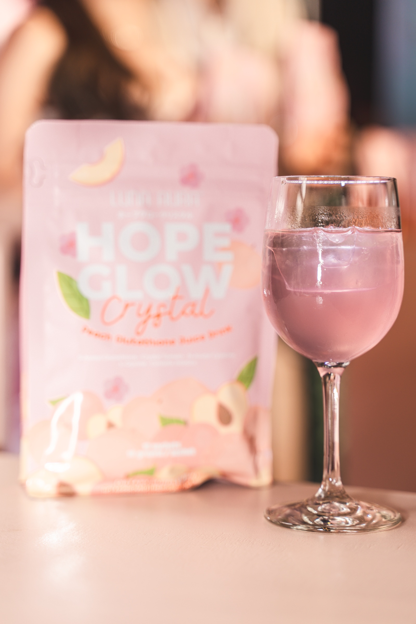 Glow Up with This New Liquid Crystal Beauty Drink