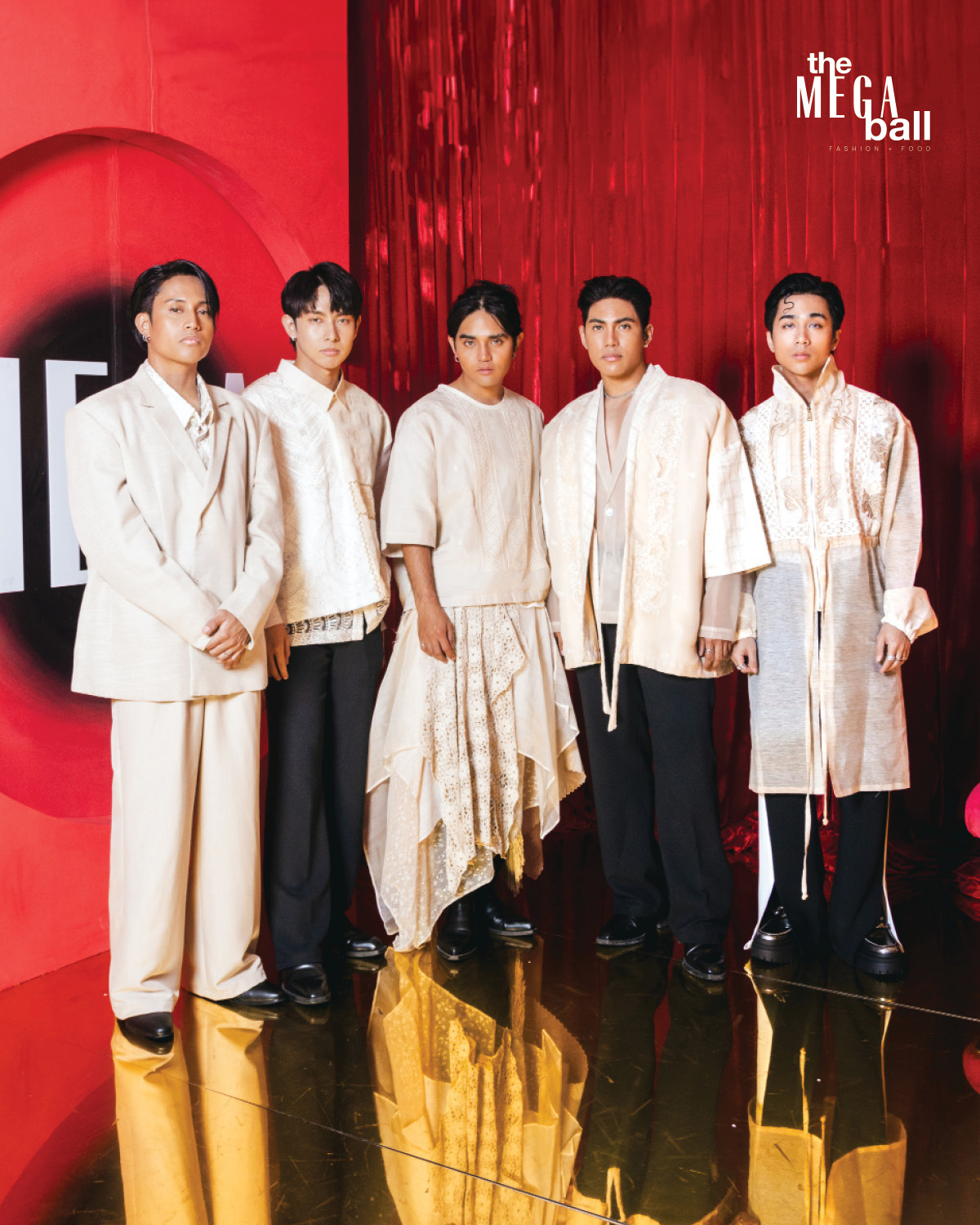 SB19 Styled in Modern Barongs for MEGA Ball 2024