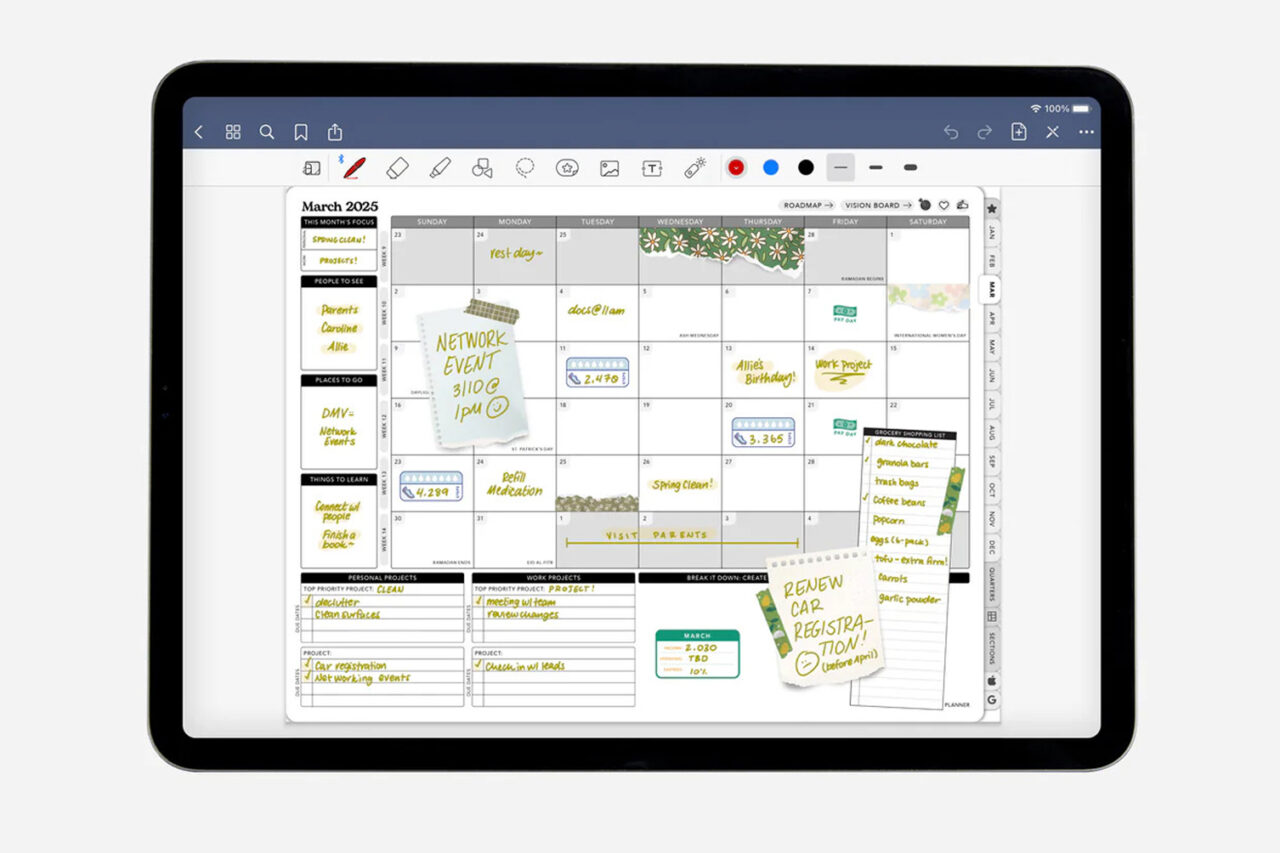 Organize Your Life With These Customizable Digital Planners