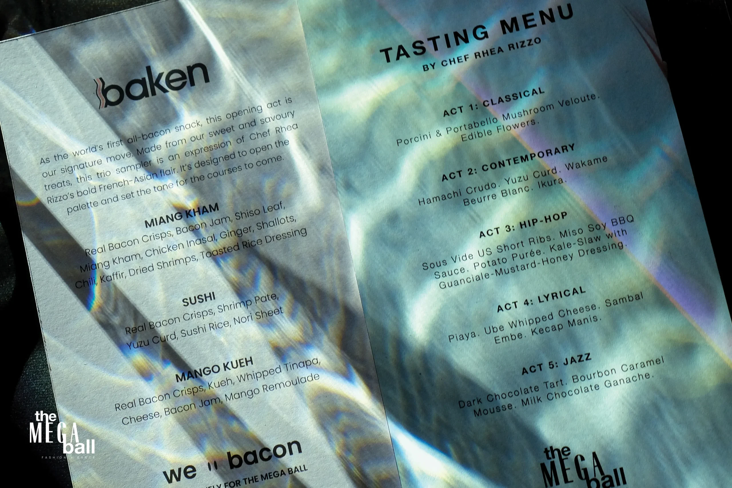 The MEGA Ball 2025 Menu Dances on Your Palate