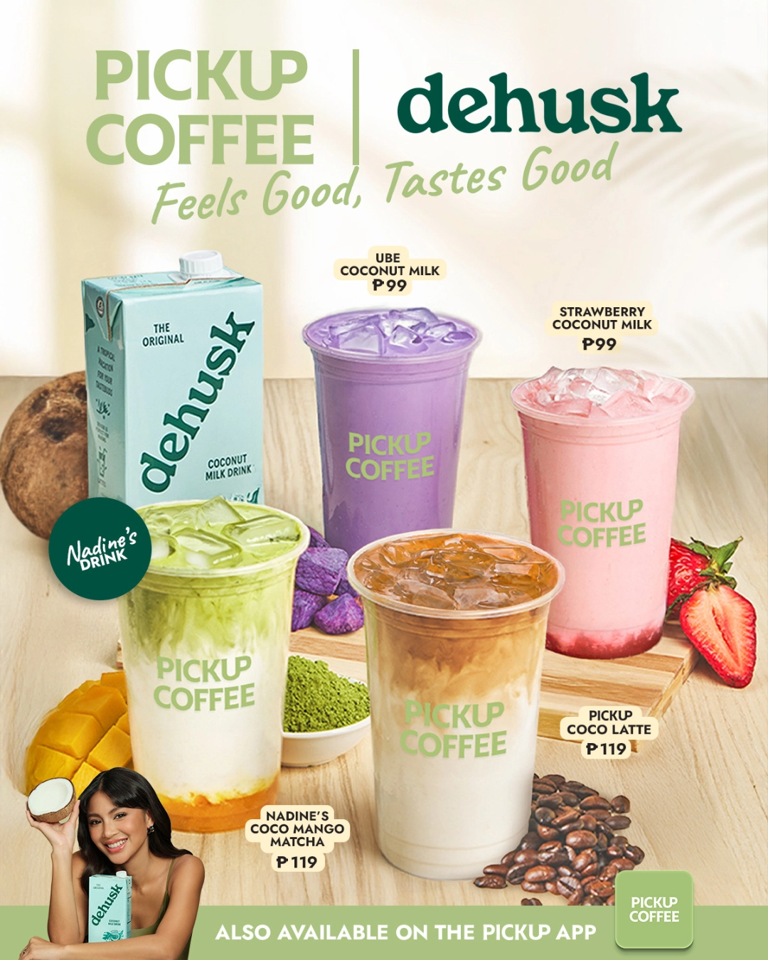 PICKUP COFFEE x Dehusk: New Coconut Milk Drinks to Try
